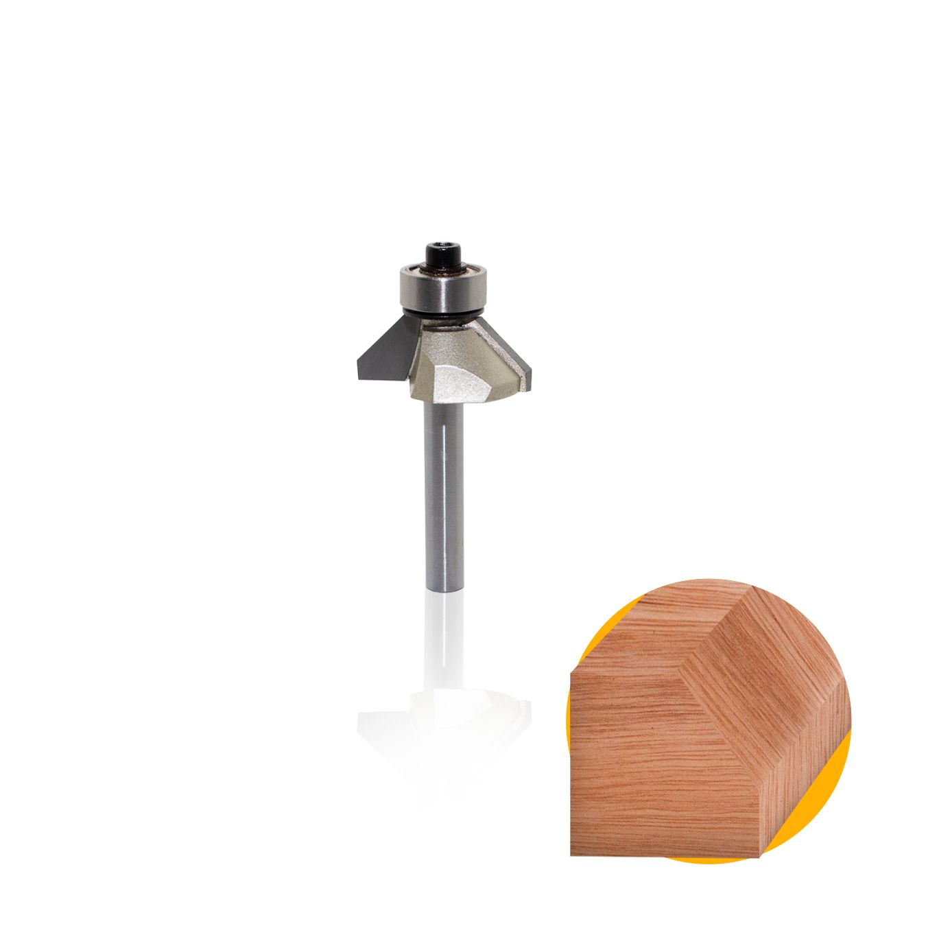 Fresa Tupia Manual 45º Corte 3/8 Com Vídea