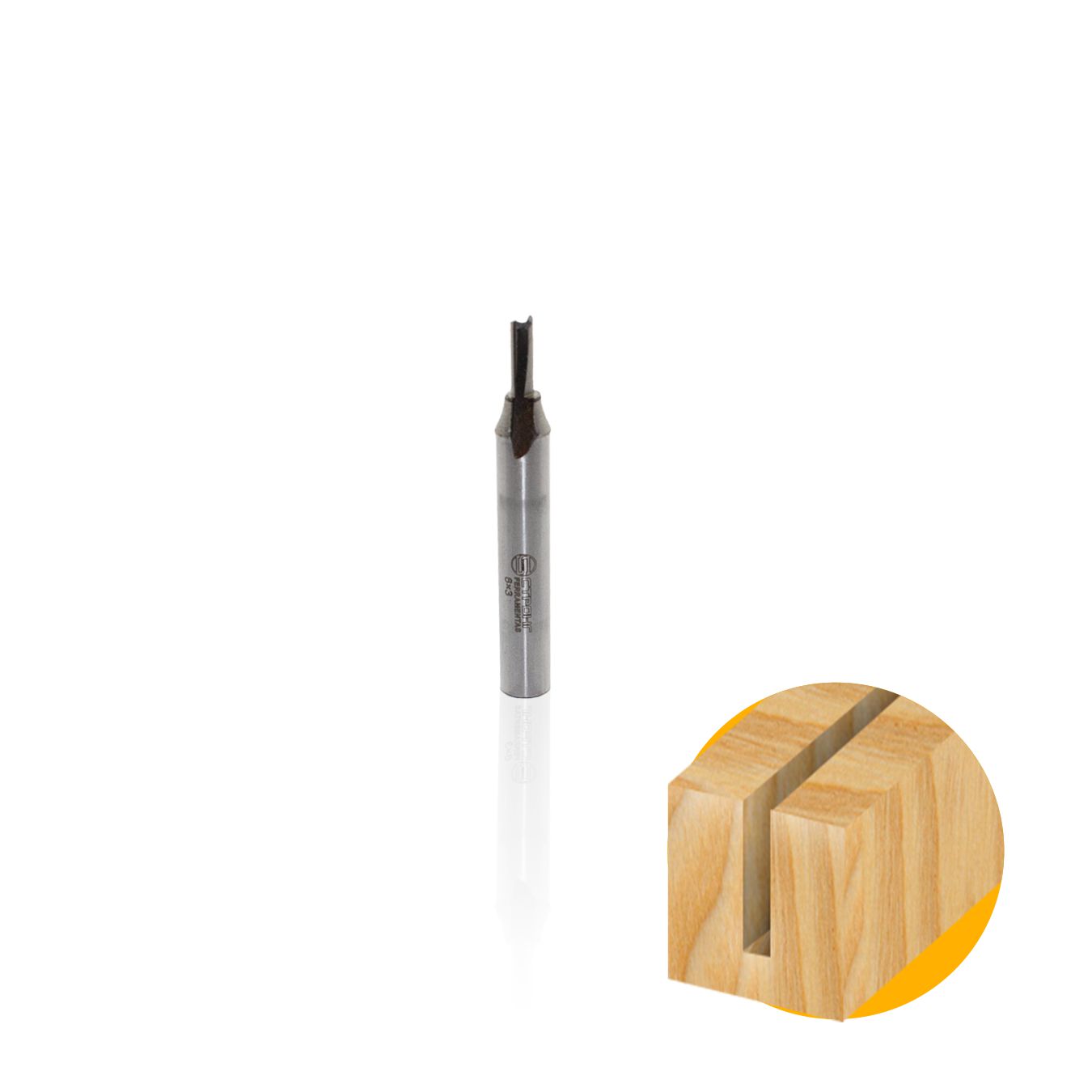 Fresa Tupia Manual Haste de 6 Mm Corte 3 X 10 Mm Videa Integral