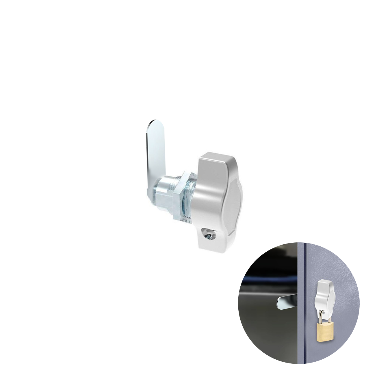 Fecho Lingueta Aço Com Porta Cadeado Para Portas de Abrir