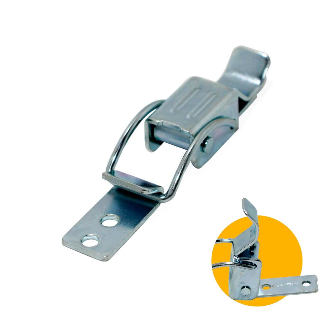 Fecho De Ação Rápida De Tamanho Médio Engate Reto E Mola Curva 10