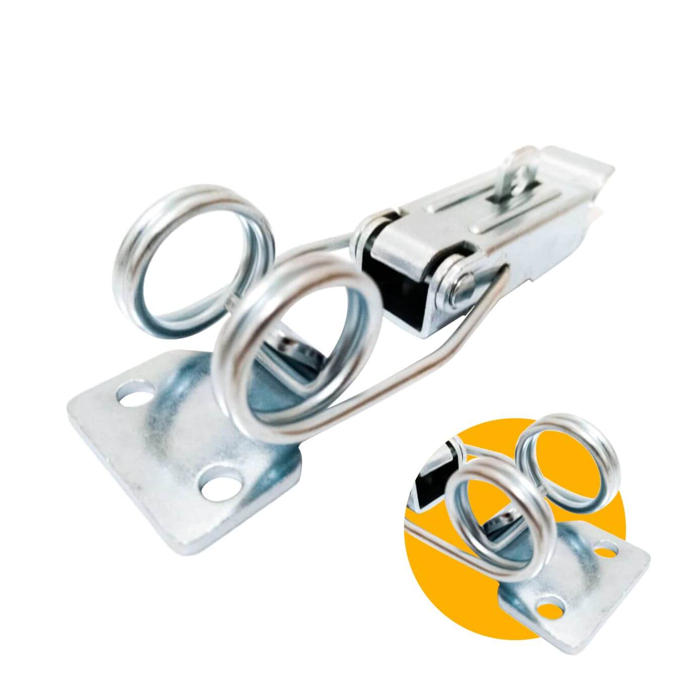 Fecho de Ação Rápida Grande Com Porta Cadeado E Mola Espiral 112