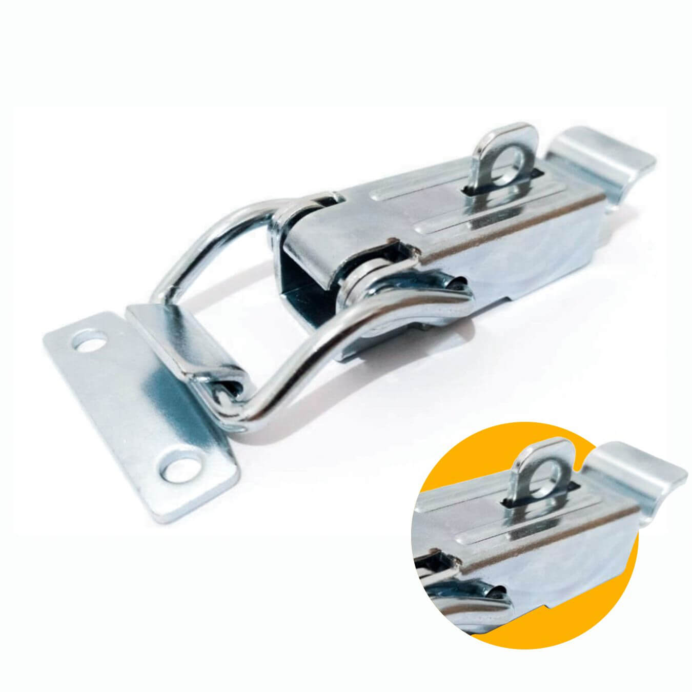 Fecho de Ação Rápida Grande Com Porta Cadeado E Mola Curva 109 Mm ...