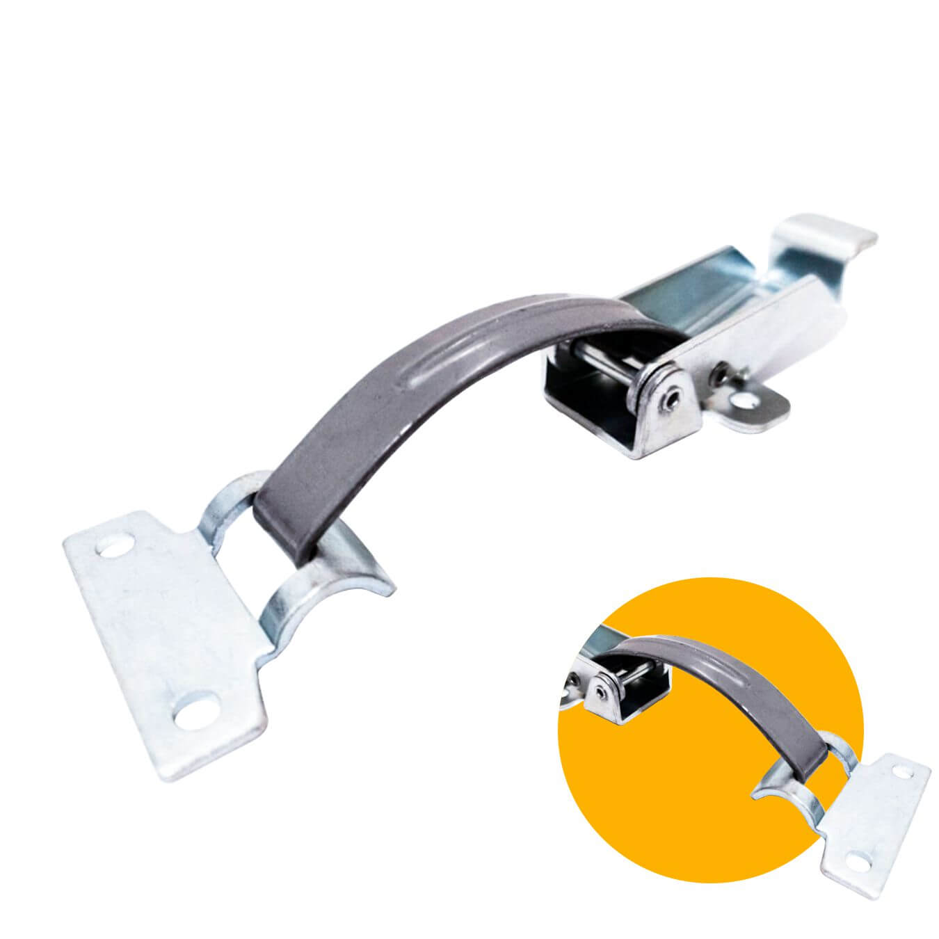 Fecho de Ação Rápida Tamanho Grande Mola Chapa E Engate Vazado 140 Mm ...