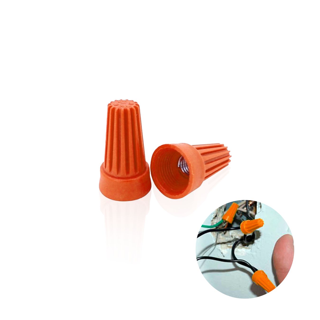 Conector Isolante Elétrico Para Fios P2h Laranja - Mark Ferragens