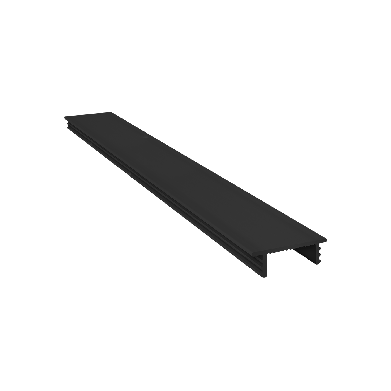 Perfil Difusor Led de Embutir Na Cor Fumê Para Fita de Led de 300