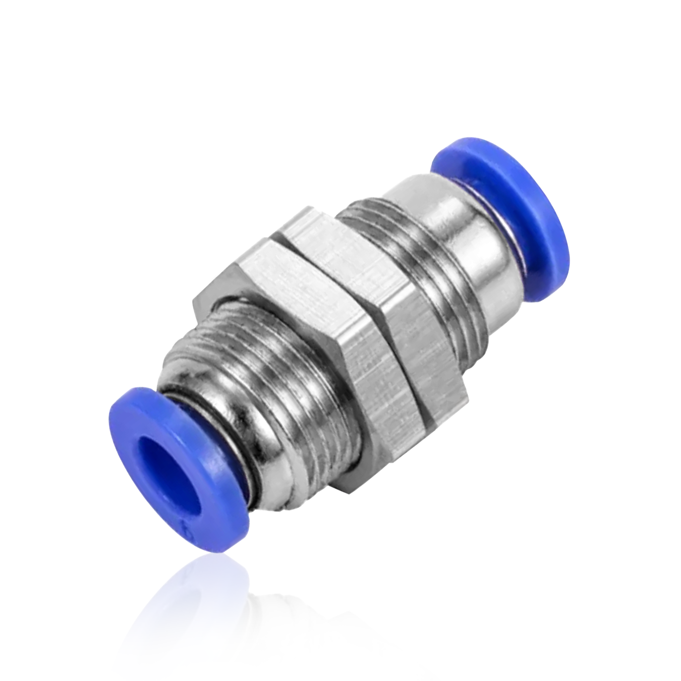 Conexão Pneumática Rápida Pmm União Para Painel de 06 X 06 Mm Bsp