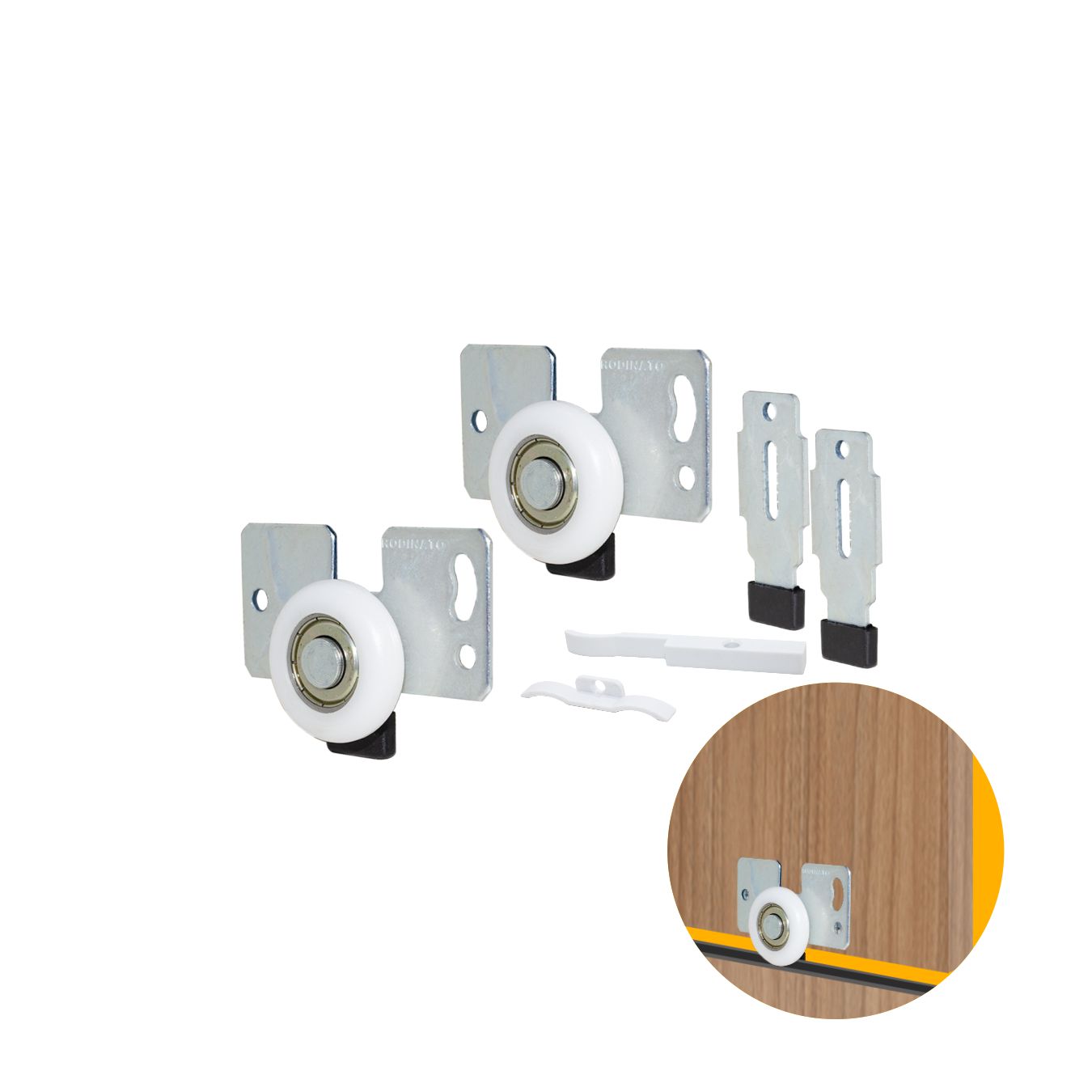 Kit Porta Correr Mobile Armários E Roupeiros