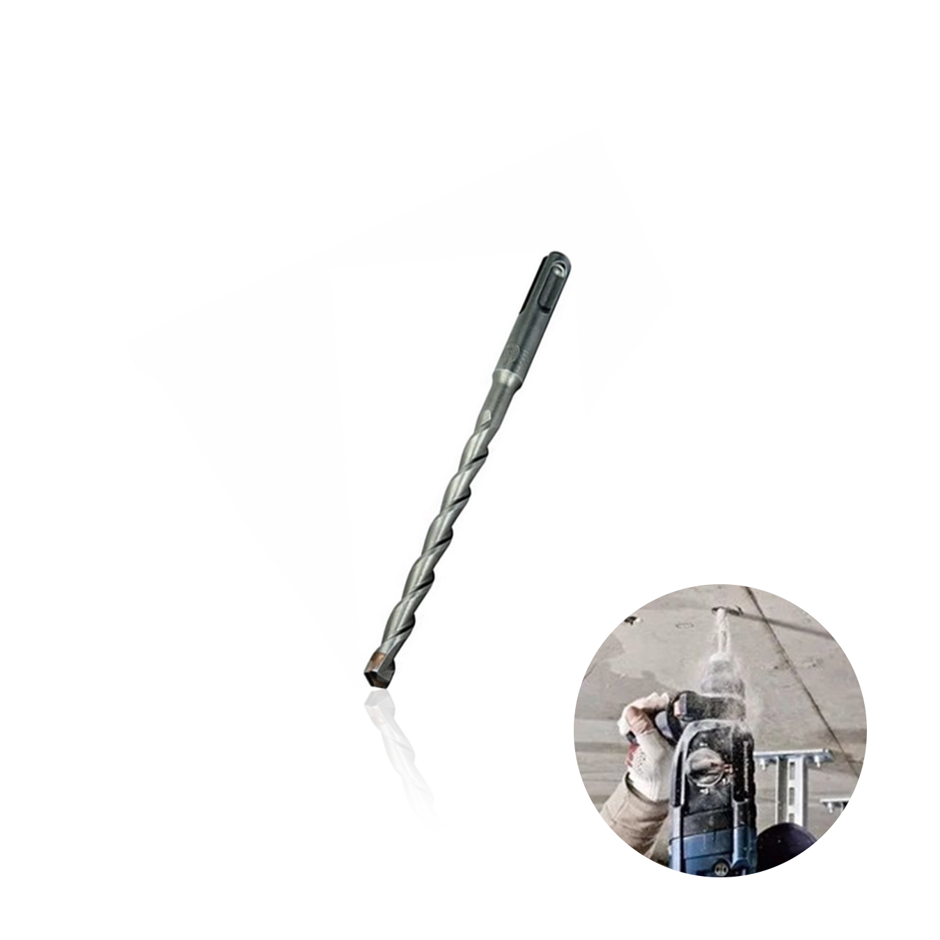 Broca de 10 X 160 Mm Em Metal Duro Com Encaixe Em Marteletes Sds Plus ...